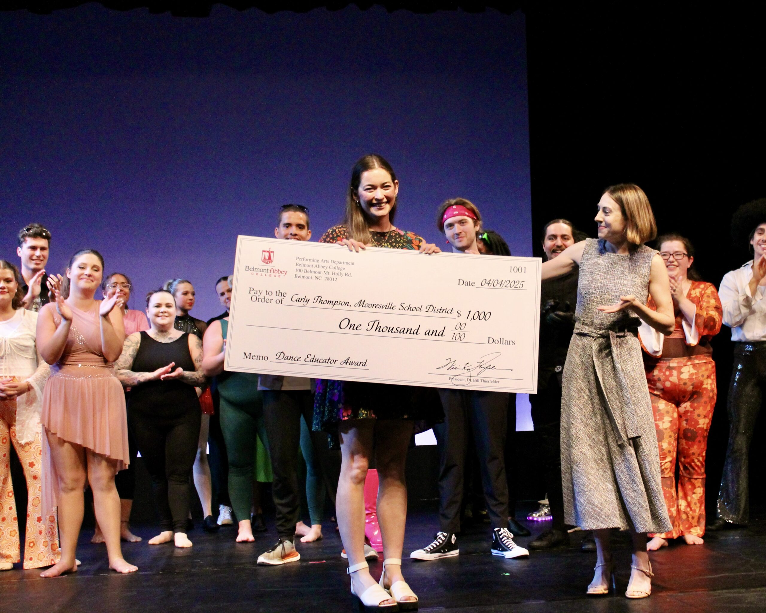Carly Thompson Wins Belmont Abbey Excellence in Dance Education Award ...