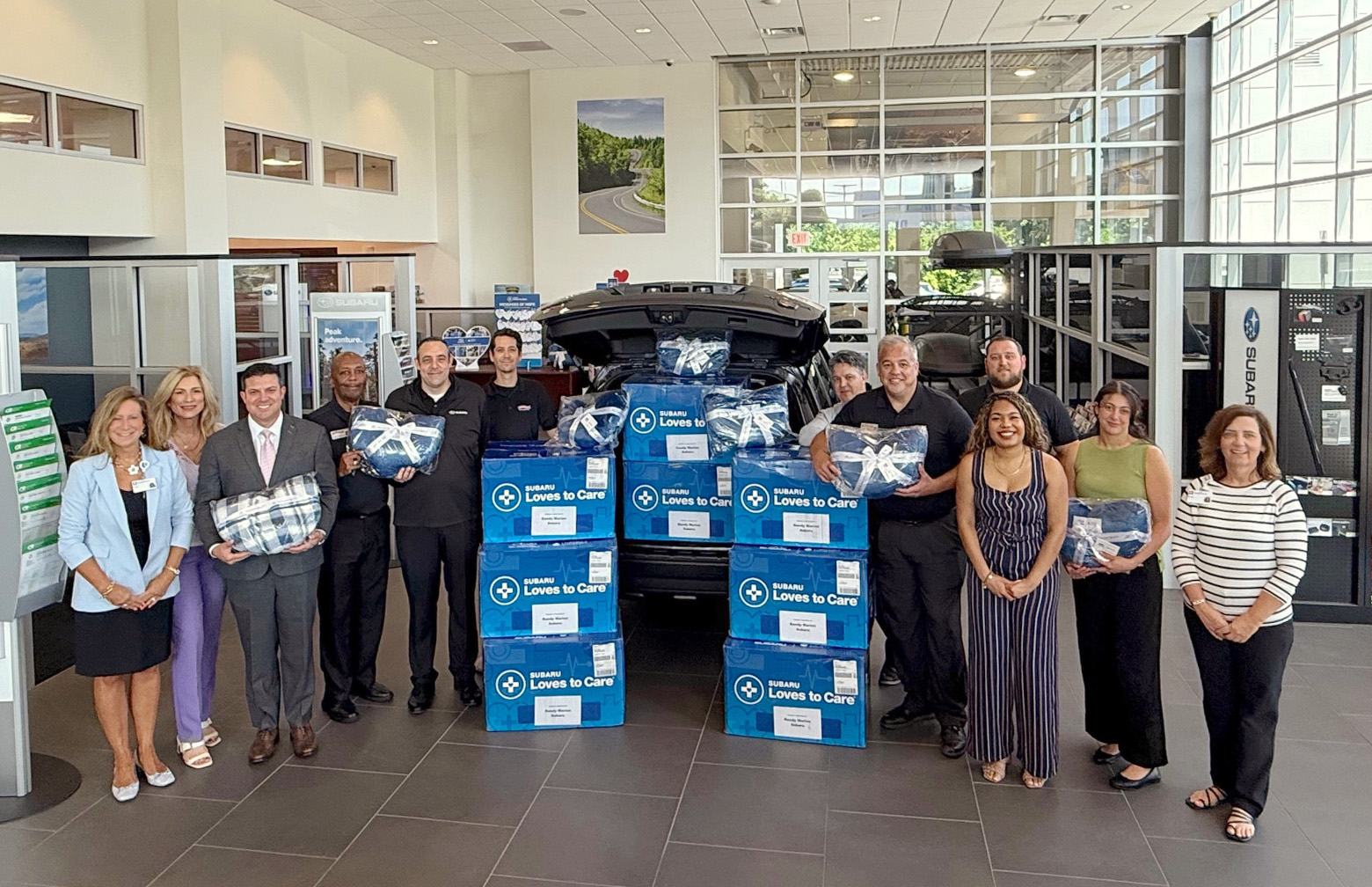 Randy Marion Subaru & LLS Donate to Duke Health Patients - Mooresville Now