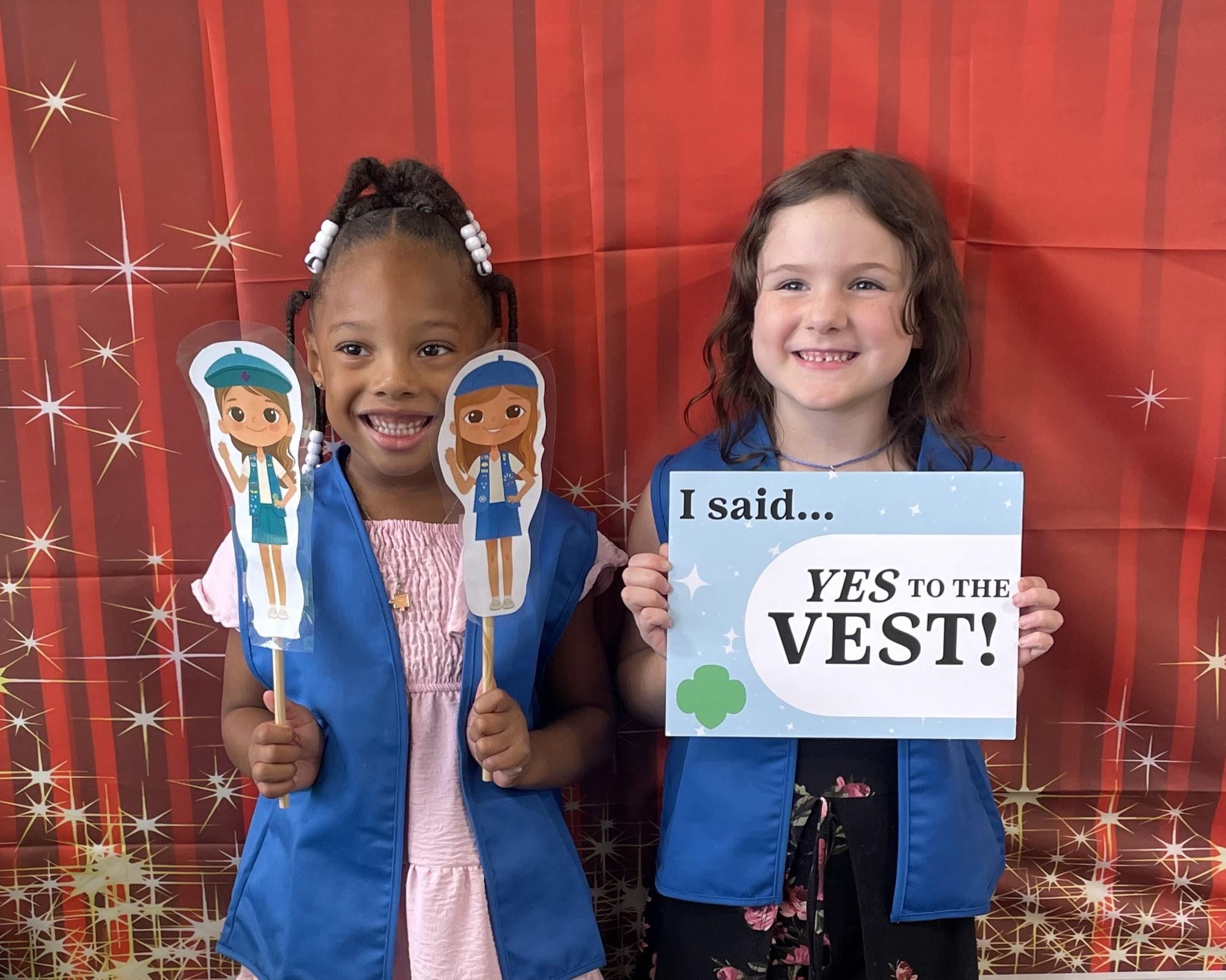 Local Girls Say “YES” To The Vest For The New Girl Scout Year ...